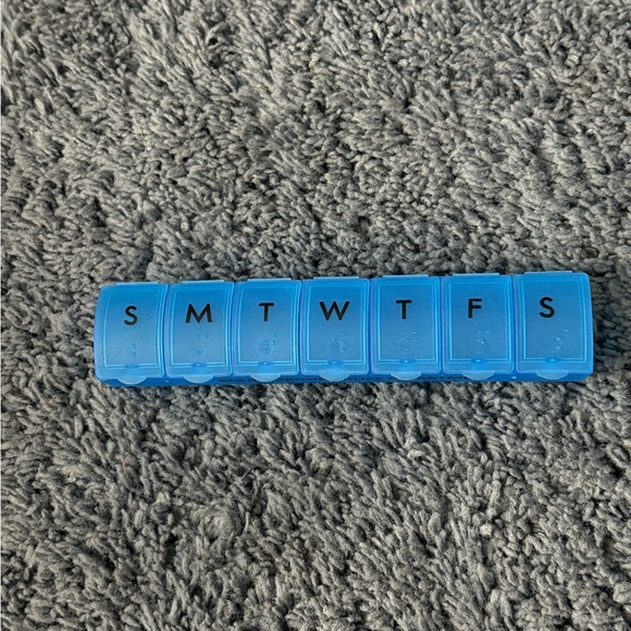 Other | Nwot Blue Weekly Pill Sorting Container | Poshmark